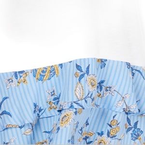 Style & Co. | Tops | Style Co Mixedmedia Tiered Ruffle Top | Poshmark